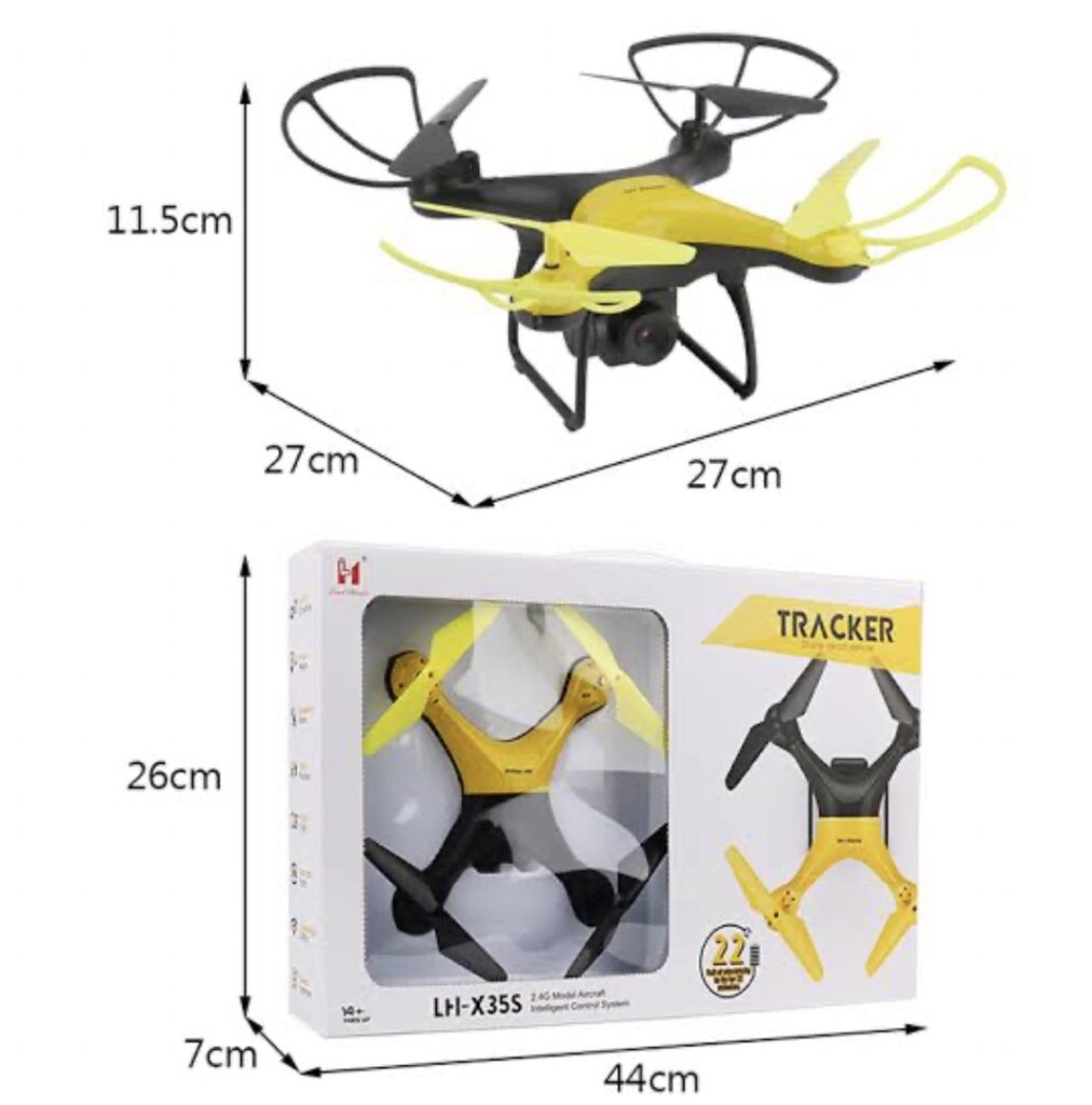 Tracker Drone – Intelligent Control System. Full HD camera drone ...