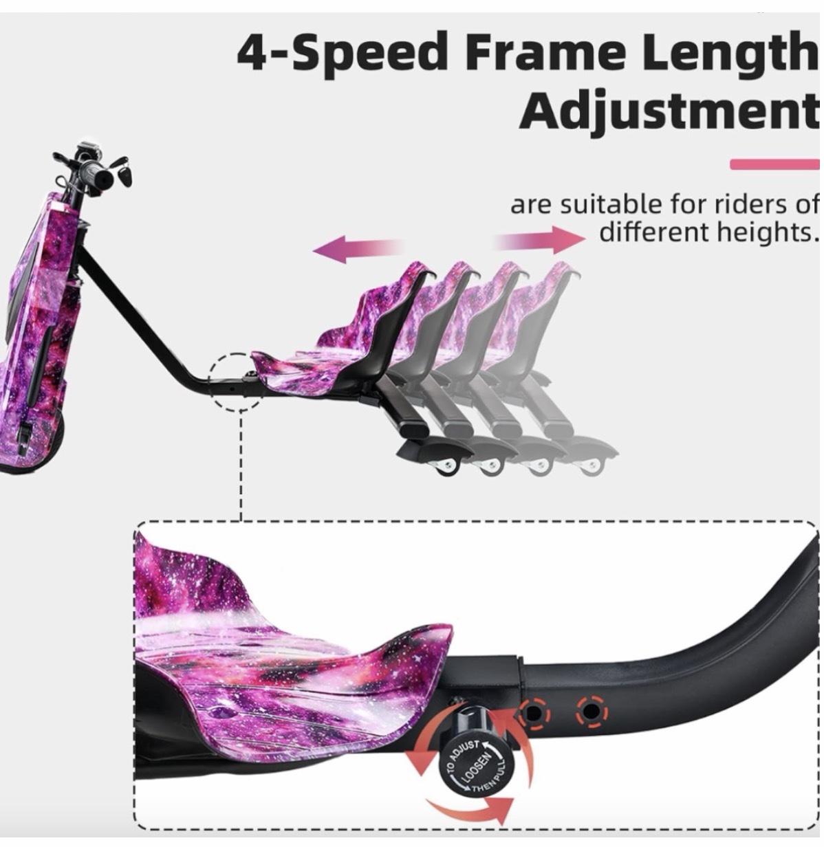 3 Wheel 36v Electric Drifting Trike for Kids & lithium battery – Tiger ...